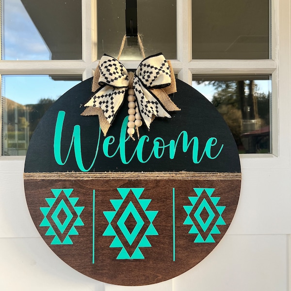 Aztec Door Hanger - Etsy