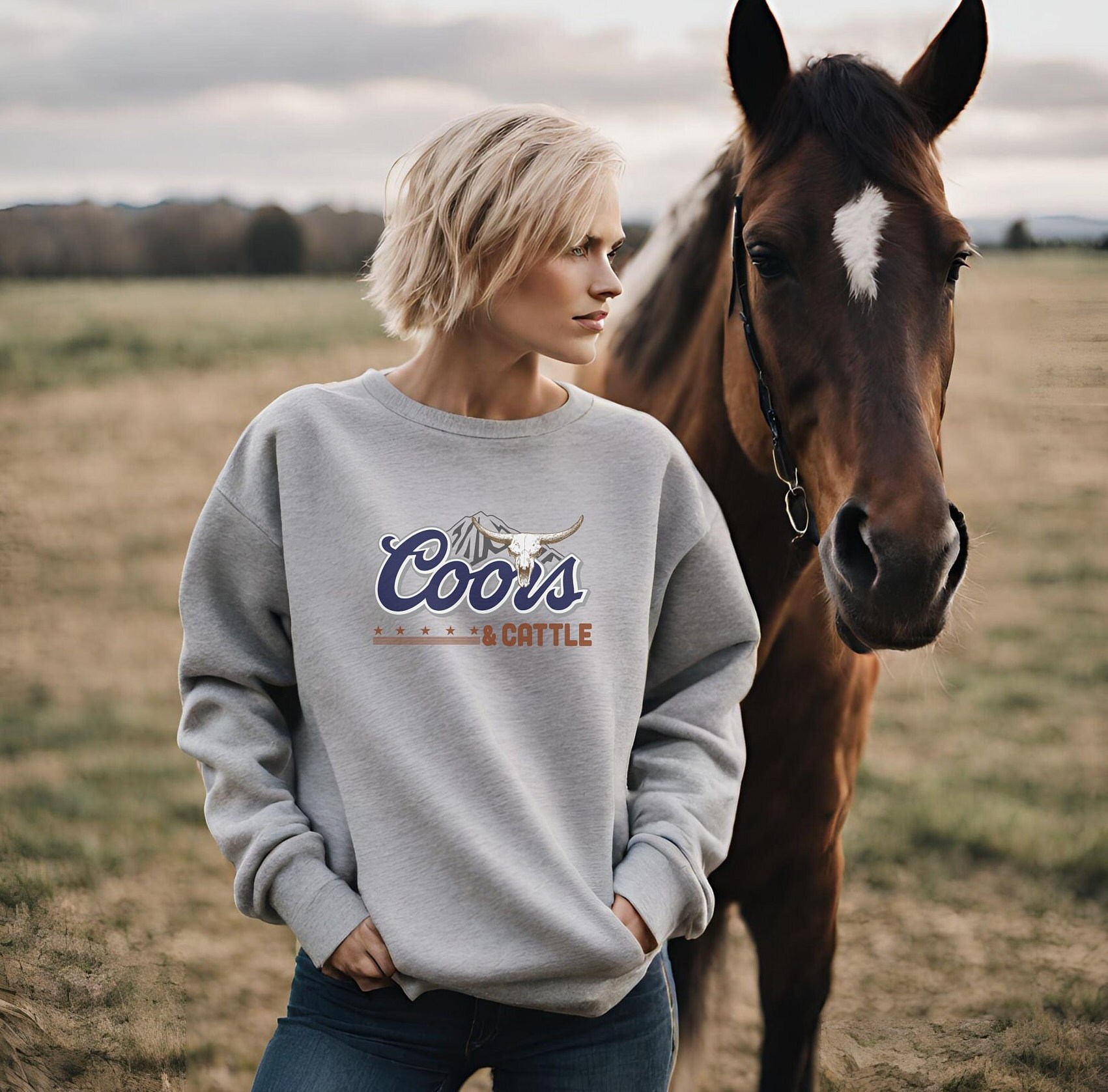 Coors & Cattle Cowhide Shirt Country Trendy Clothes Western Clothes ...