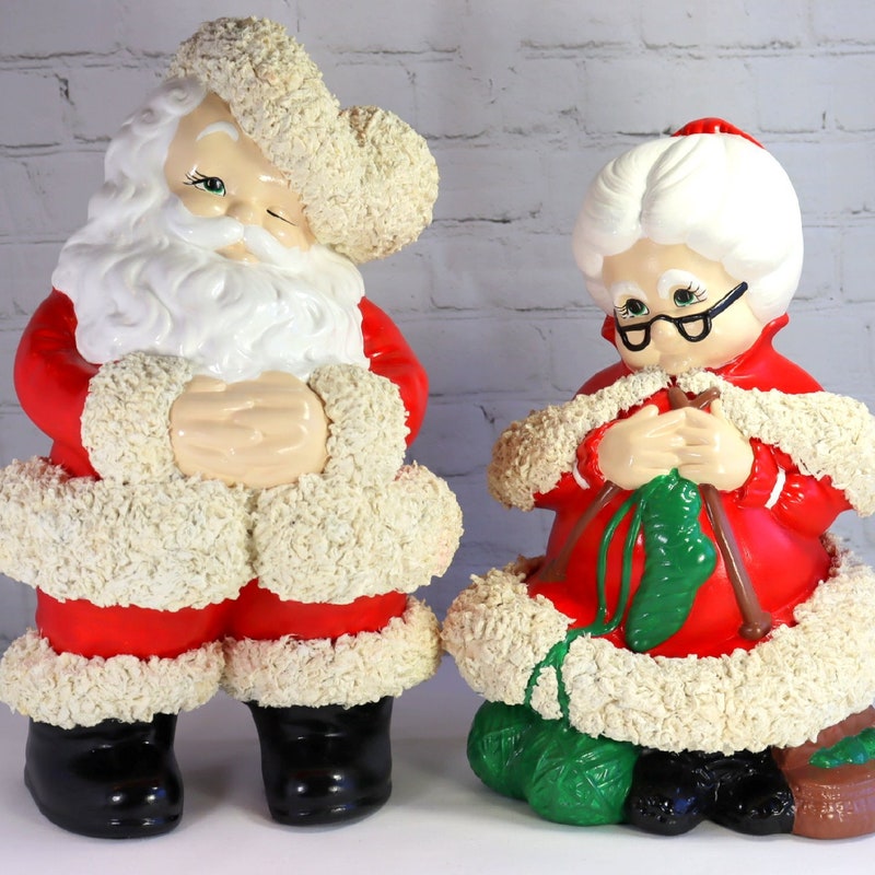 Ceramic Santa Claus - Etsy