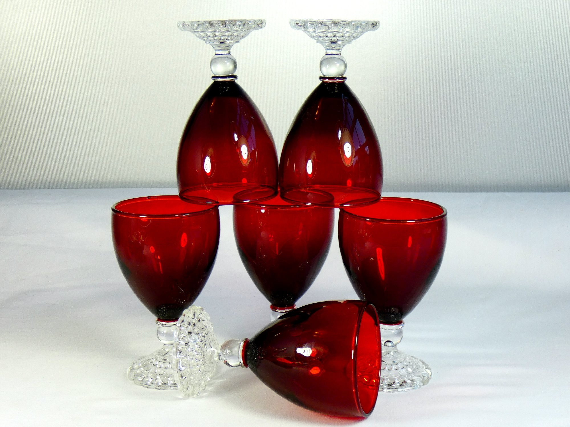 Red Drinking Glasses