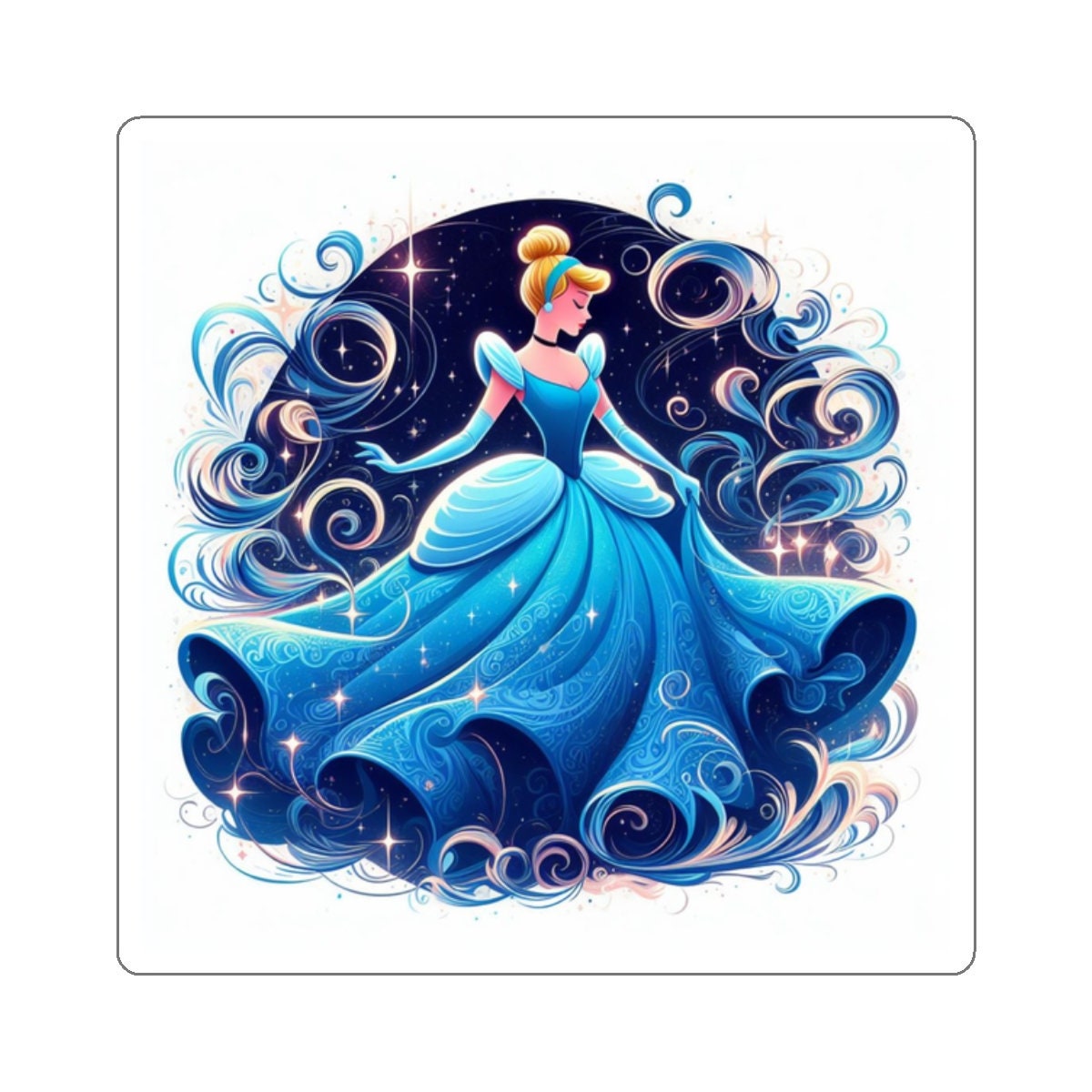 Cinderella Sticker, Cinderella, Cinderella Tech Sticker, Cinderella ...