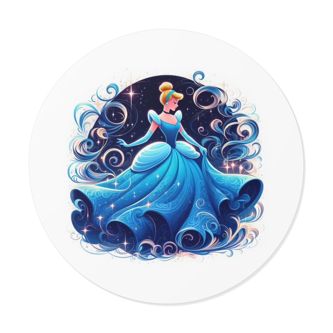 Cinderella Vinyl Stickers, Cinderella Stickers, Cinderella Stationary ...