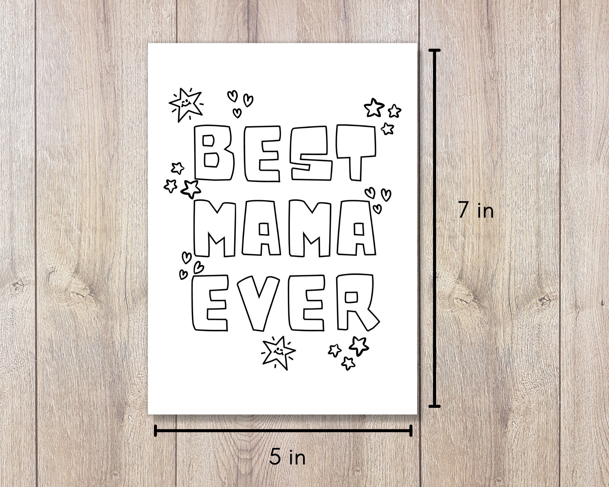 Best Mama Ever, Printable Mother's Day Cards, Card From Child ...