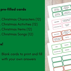 Christmas Charades, 48 Christmas Themed Charades Cards, Family Friendly ...
