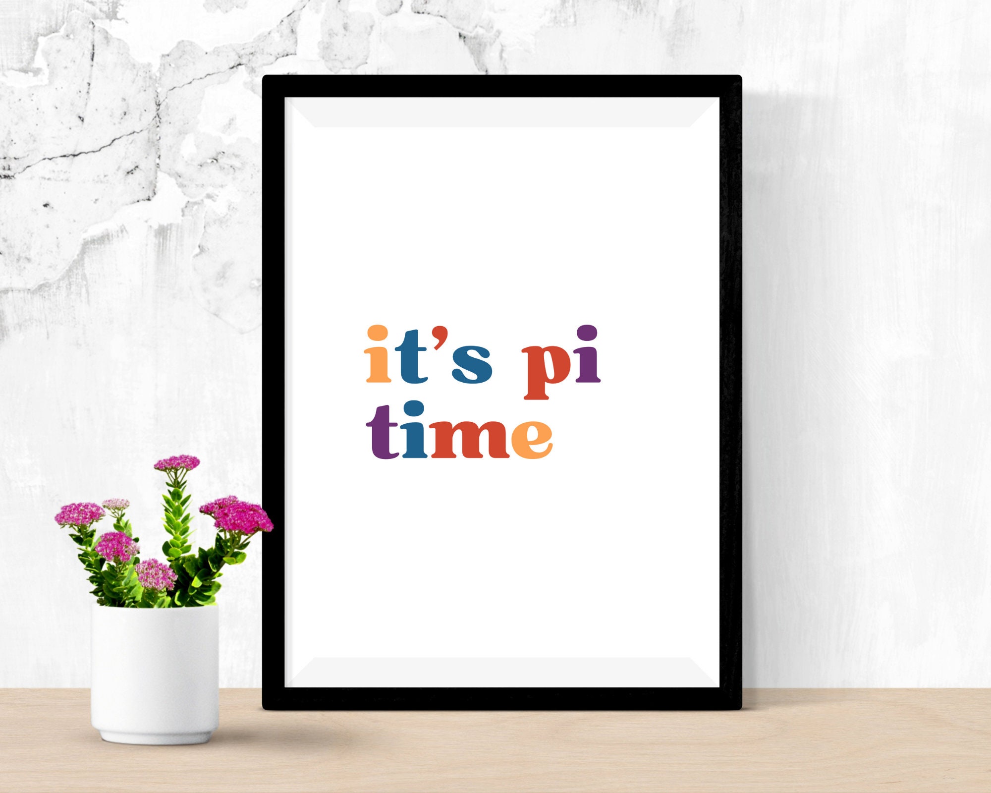 Pi Day Classroom Decor Bundle, Instant Download, Print at Home, Letter ...