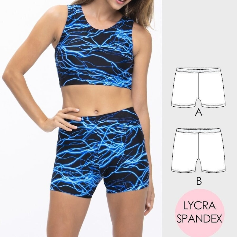 Yoga Shorts Pattern - Etsy
