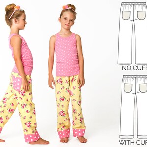 Pants Pattern Pdf, Girls Pants Pattern, Pants Sewing Pattern, Trouser ...