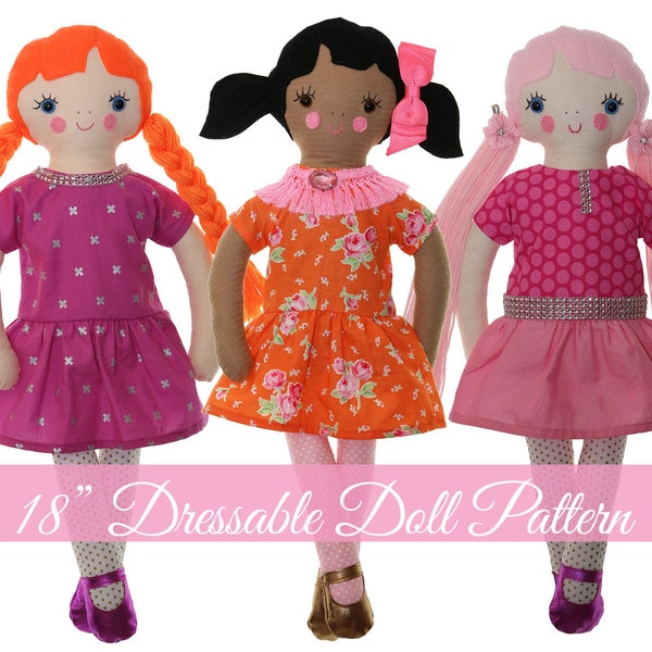 Rag Doll Pattern - Etsy