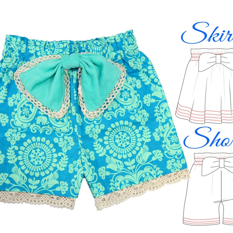 Girl Shorts Pattern - Etsy