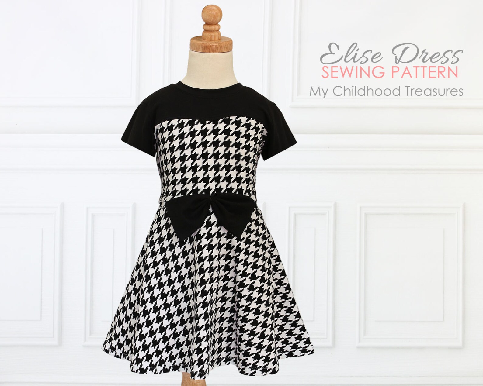 Tween Girls Dress Pattern PDF, Teenage Dress Pattern, Stretch Pattern ...