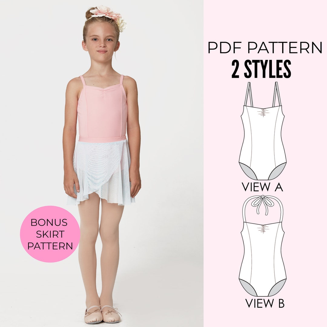 Ballet Pattern Leotard Sewing Pattern Dance Leotard Pattern - Etsy