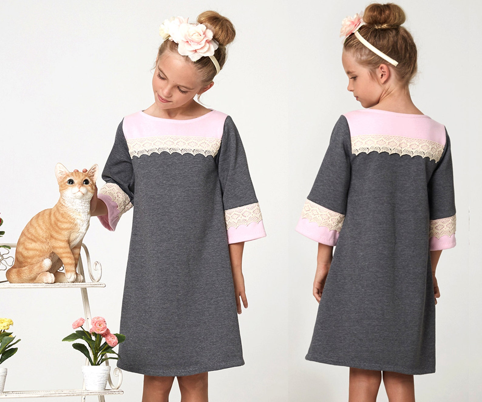 Tween Girls Dress Pattern PDF, Dress Sewing Pattern, Childrens Sewing ...