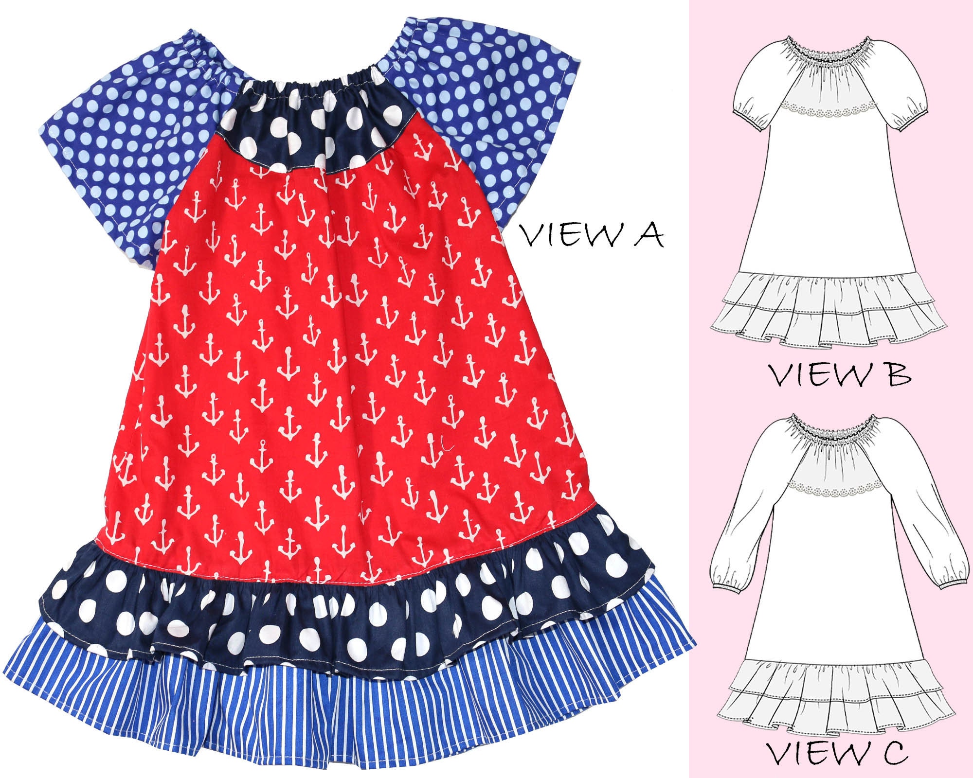 Baby Dress Pattern Baby Sewing Pattern Toddler Dress | Etsy