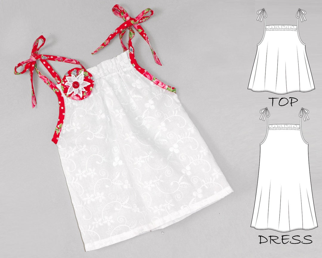 EASY Girls Top Pattern PDF, Girls Dress Pattern Pdf, Childrens Sewing ...