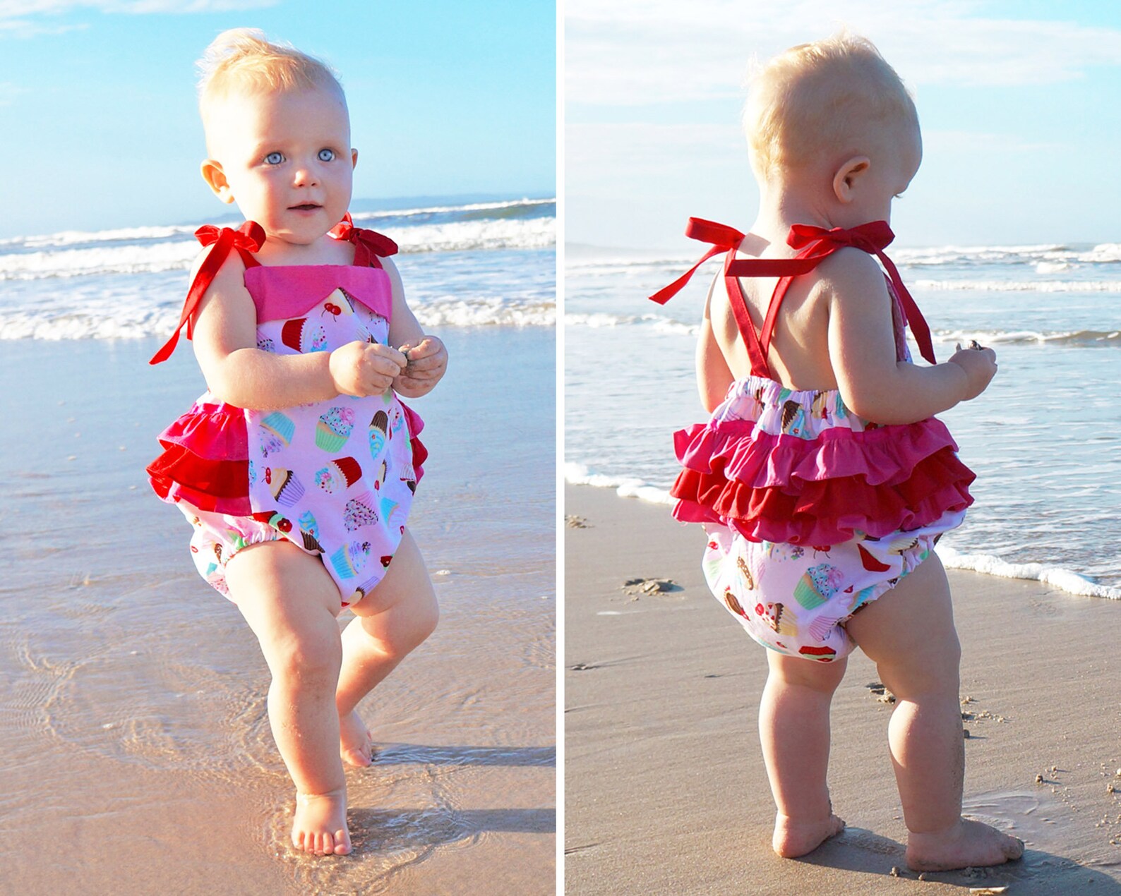 PDF Sewing Pattern for Romper Sunsuit Baby Sewing Pattern for | Etsy