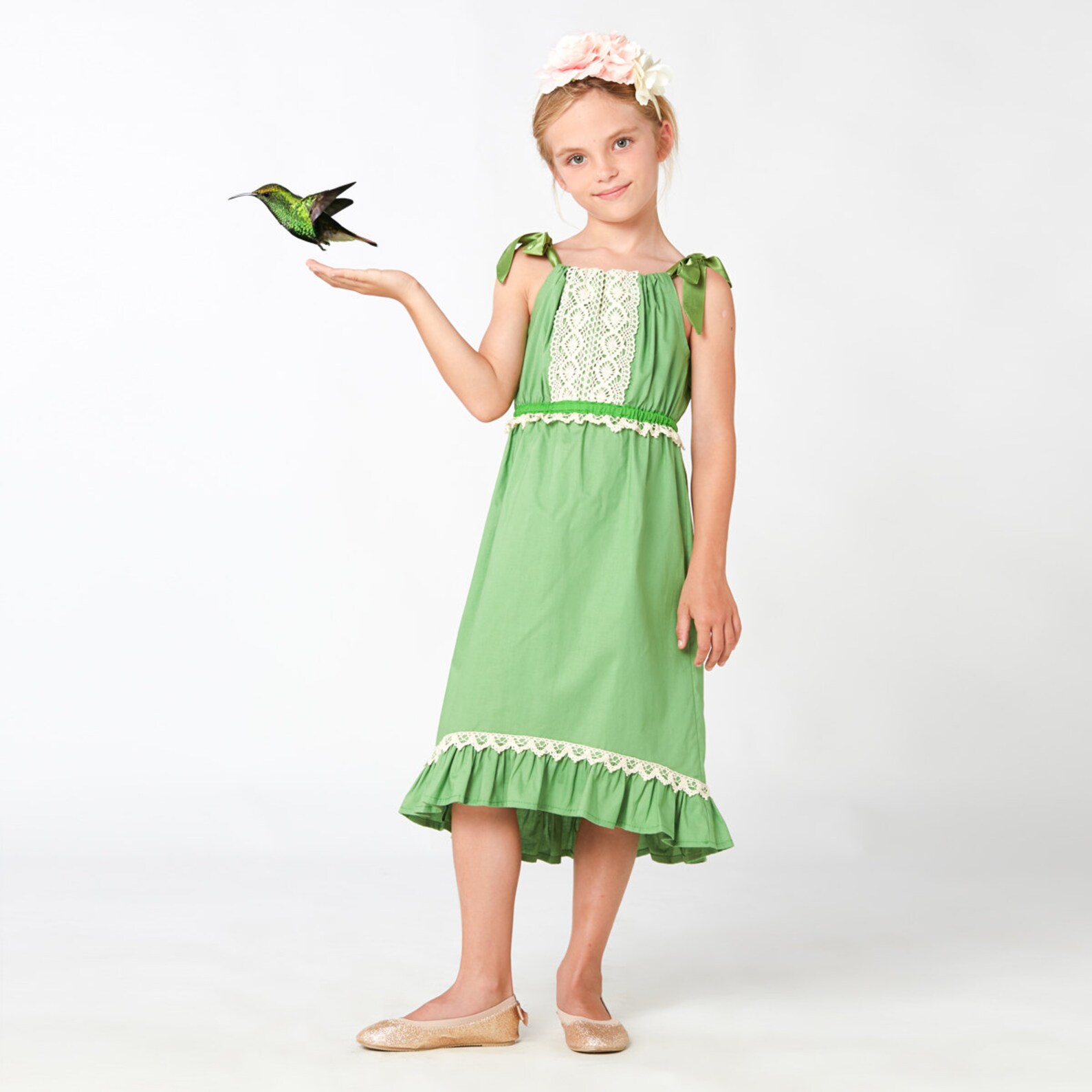 Pillowcase Dress Sewing Pattern, Girls Asymmetrical Hem (PDF Pattern ...