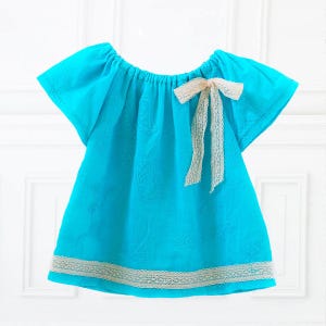 VERY EASY Girls Top Pattern Pdf, Girls Sewing Pattern Pdf, Peasant Top ...