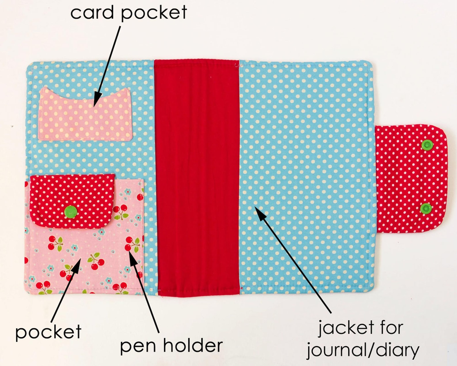 Journal Cover Sewing Pattern Diary Cover Sewing Pattern - Etsy