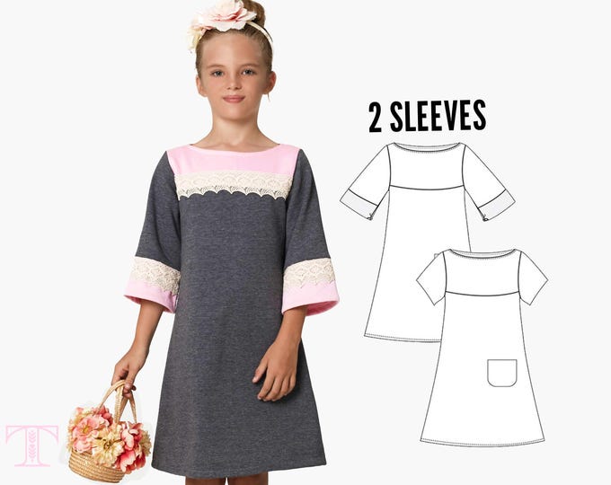Freesia PDF Digital Sewing Pattern Sizes 1-14, Dress Pattern - Etsy ...