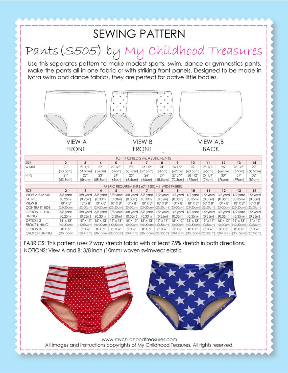 Pants Pattern Girls Leotard Pattern Pdf Gymnastics Pattern - Etsy Australia