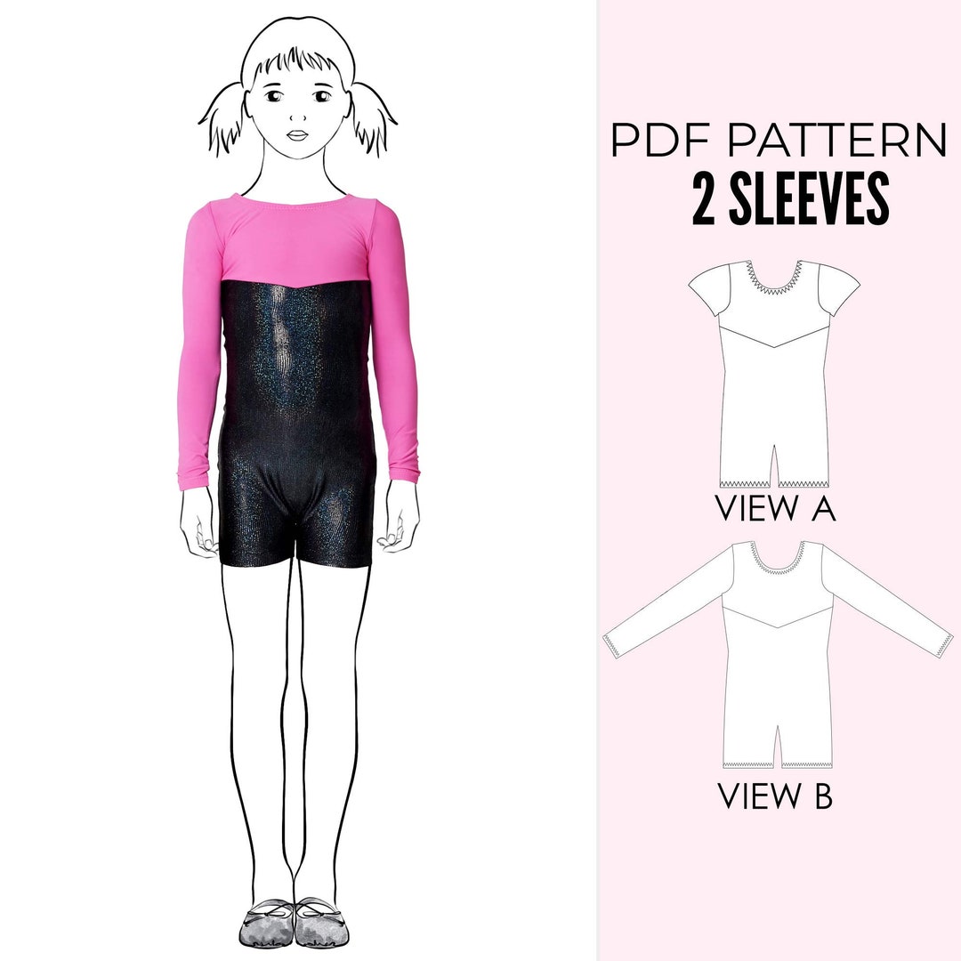 Unitard Pattern, Gymnastics Pattern, Dance Leotard Pattern, Dance Costume, Gymnastics Leotard ...
