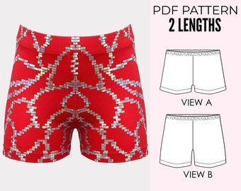 Girls Shorts Pattern Pants Pattern Dance Shorts Pattern Pdf - Etsy