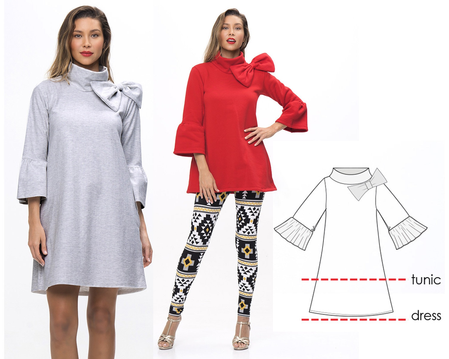 WOMENS Dress Pattern pdf Dress Pattern Womens Sewing Pattern | Etsy