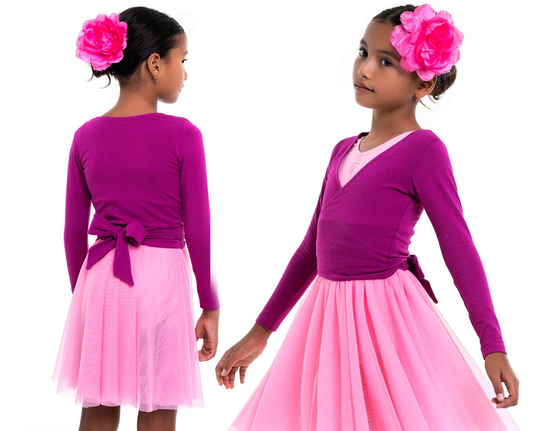 Girls Wrap Top Pattern PDF, Ballet Wrap Pattern, Gymnastics Wrap ...