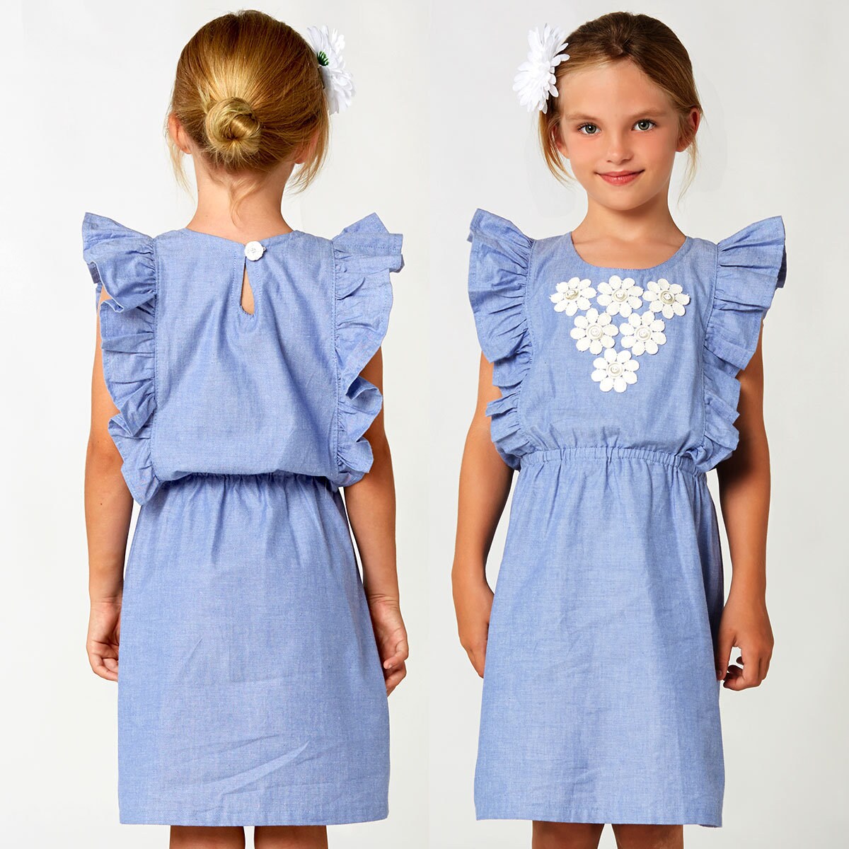 Girls Top Pattern PDF Ruffle Top Pattern Ruffle Dress | Etsy