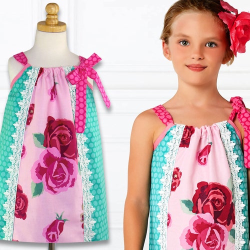 Girls Maxi Dress Pdf Sewing Pattern Summer Maxi Dress Sewing - Etsy