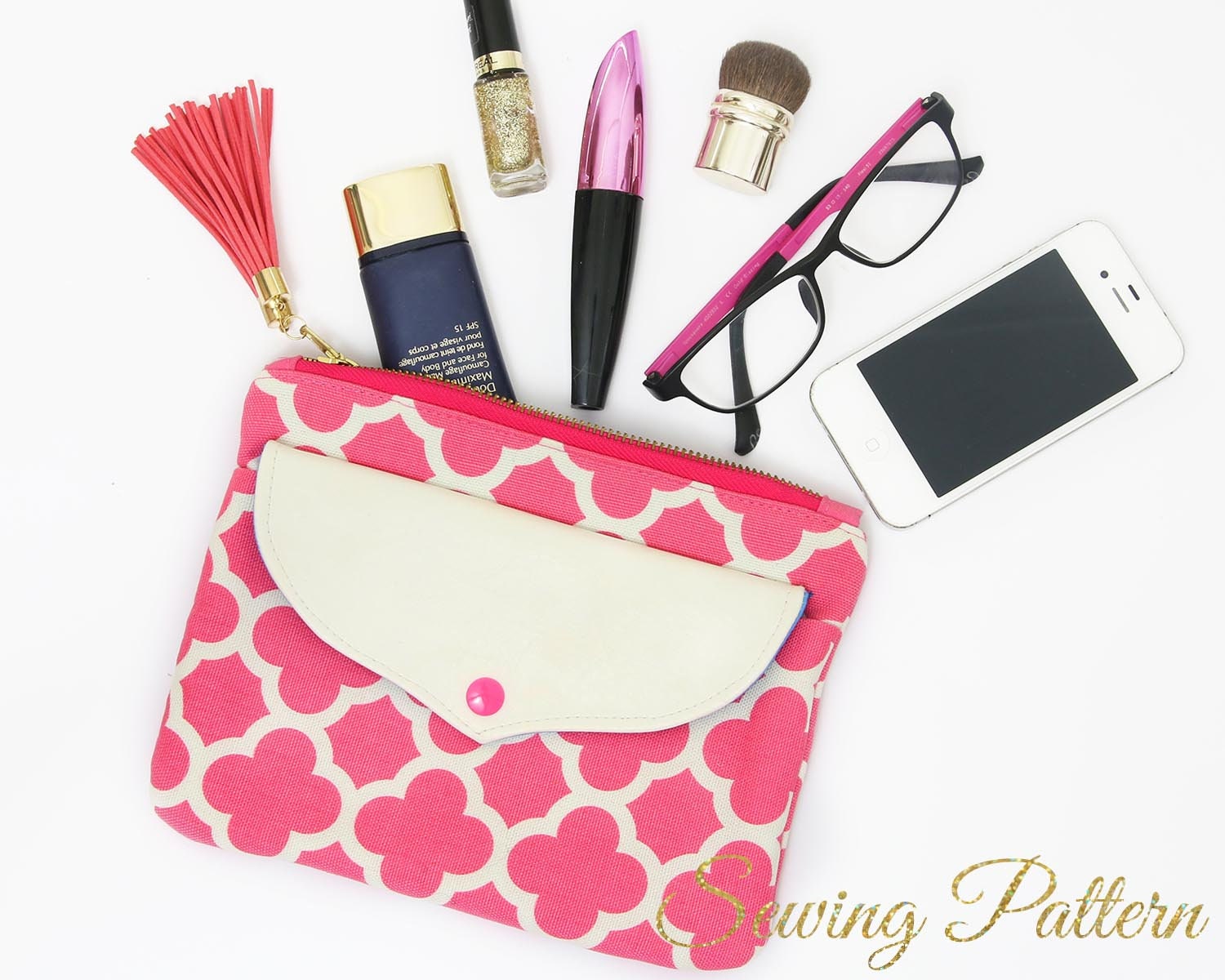 Purse Pattern Clutch Pattern Clutch Purse Pattern Sewing | Etsy