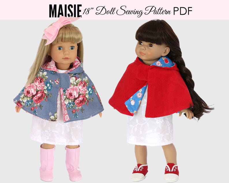 18 Inch Doll Pattern, Doll Patterns, Doll Clothes Patterns, 18 Inch ...