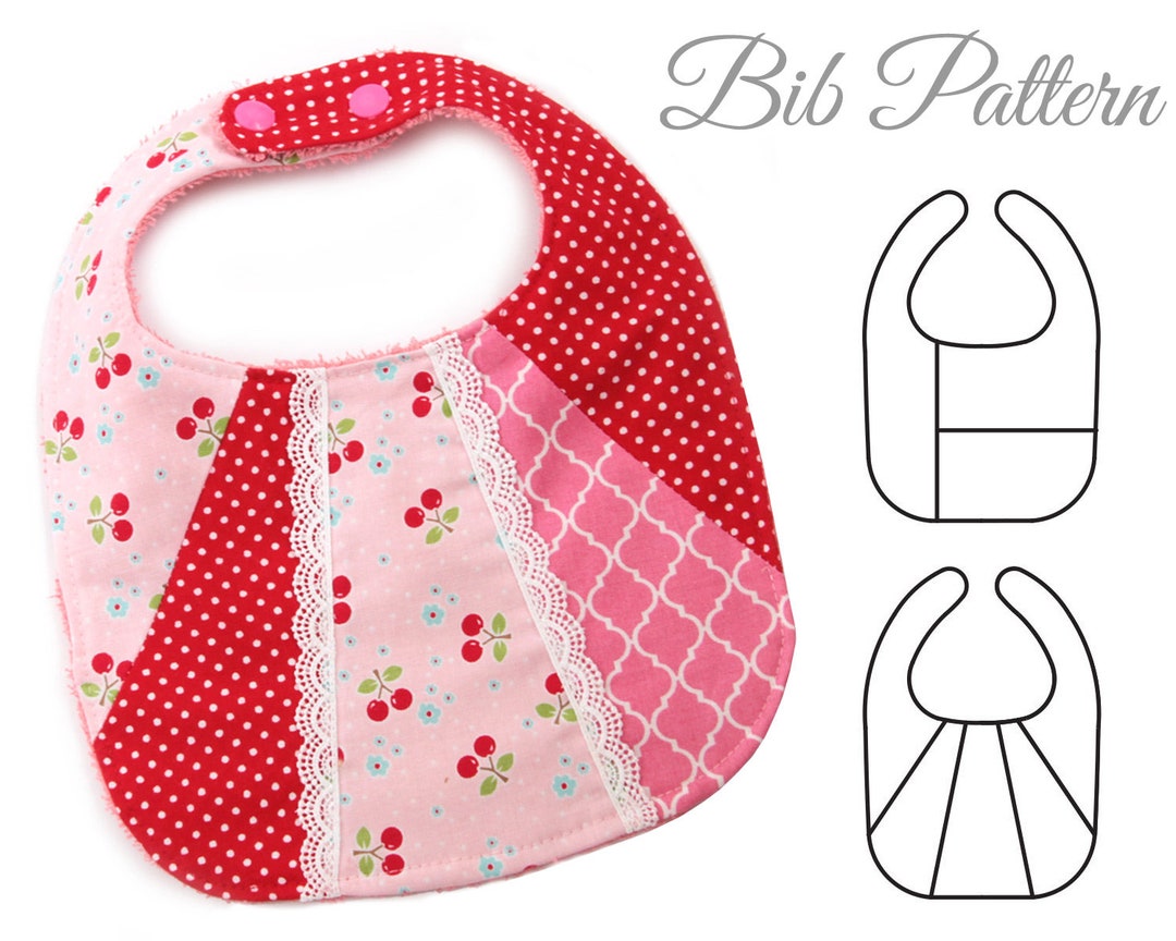 Bib Pattern, Baby Bibs Pattern, Baby Sewing Pattern, Baby Bib Patterns ...