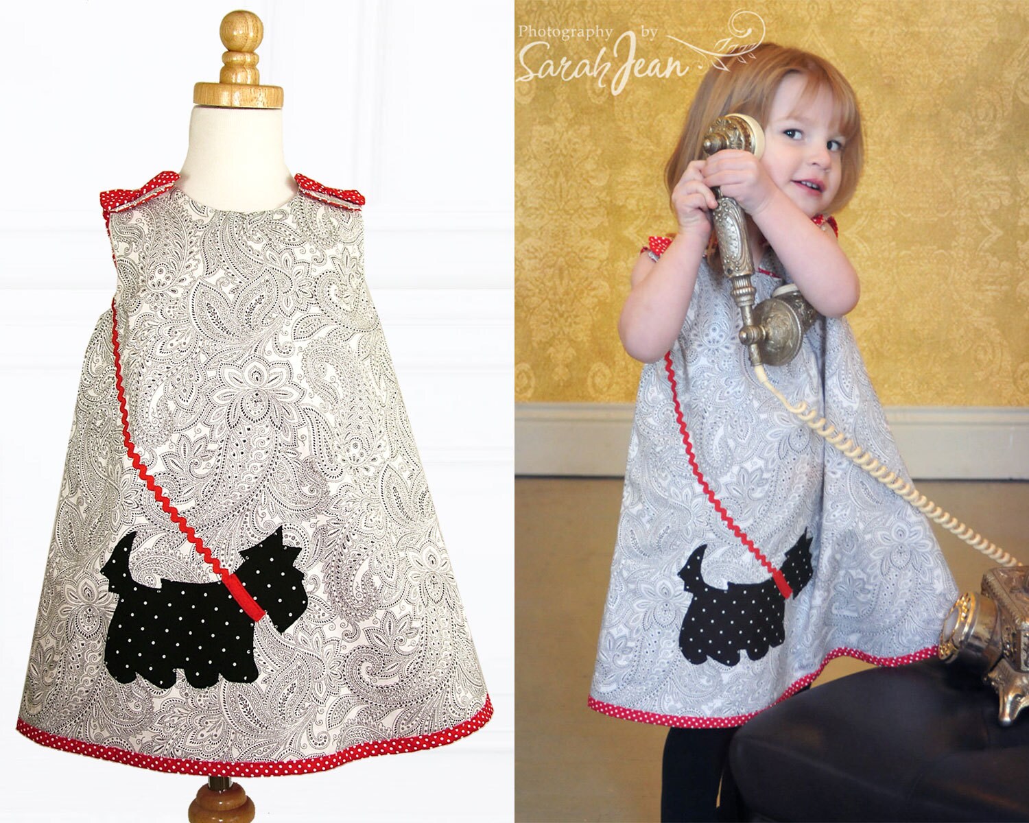 Girls Dress Pattern PDF, Reversible Dress, Top Pattern, Girls Sewing ...