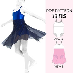 Girls Leotard Pattern PDF Ballet Leotard Pattern Gymnastics - Etsy
