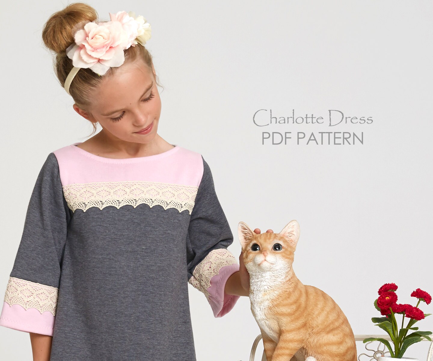 Tween Girls Dress pattern PDF dress sewing pattern Childrens | Etsy