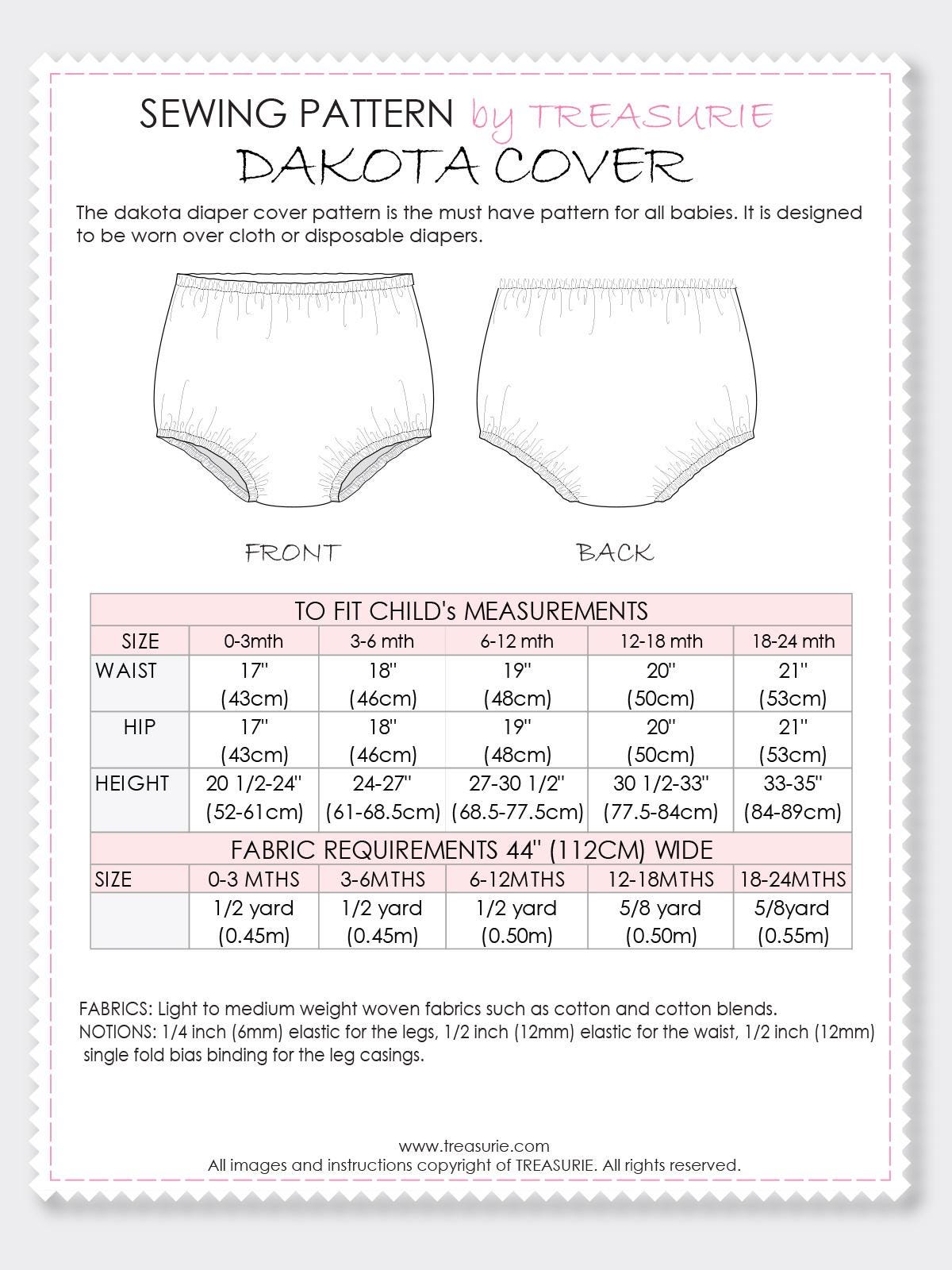 Diaper Cover Pattern Pdf, Baby Bloomer Pattern, Diaper Cover Sewing ...