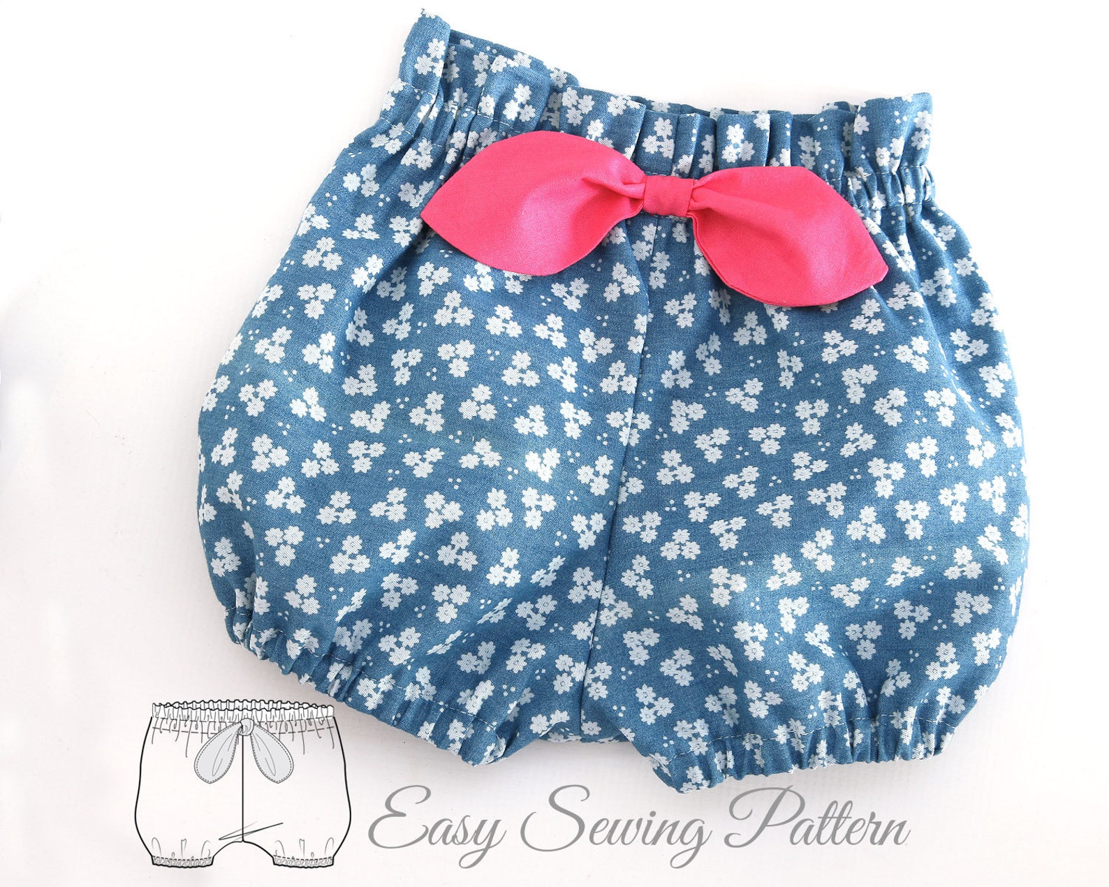 Baby Bloomer Pattern PDF High Waisted Bloomer Pattern Diaper - Etsy ...