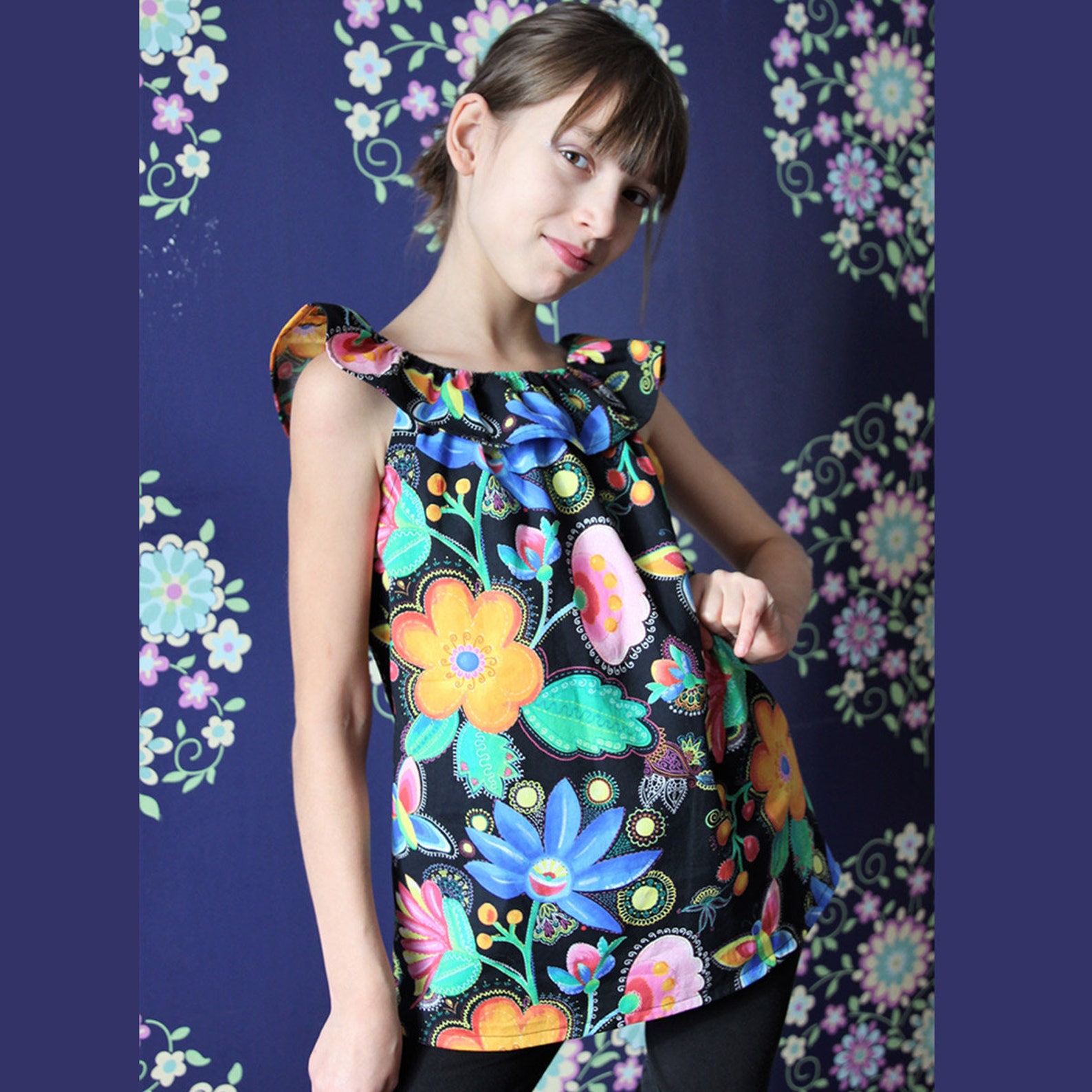 Girls Sewing Patterns Girls Top Pattern Girls Patterns - Etsy Canada