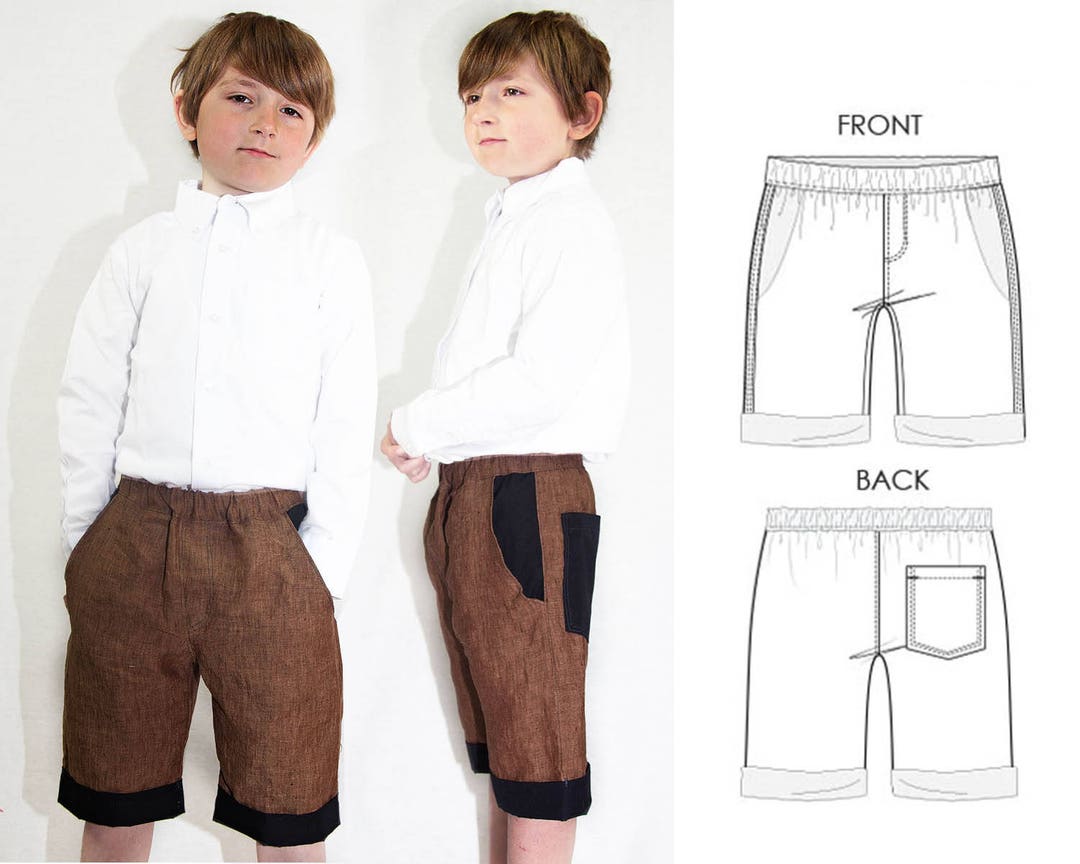Boys Sewing Pattern Pdf Boys SHORTS Sewing Pattern Pdf - Etsy