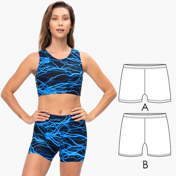 Yoga Shorts Pattern - Etsy
