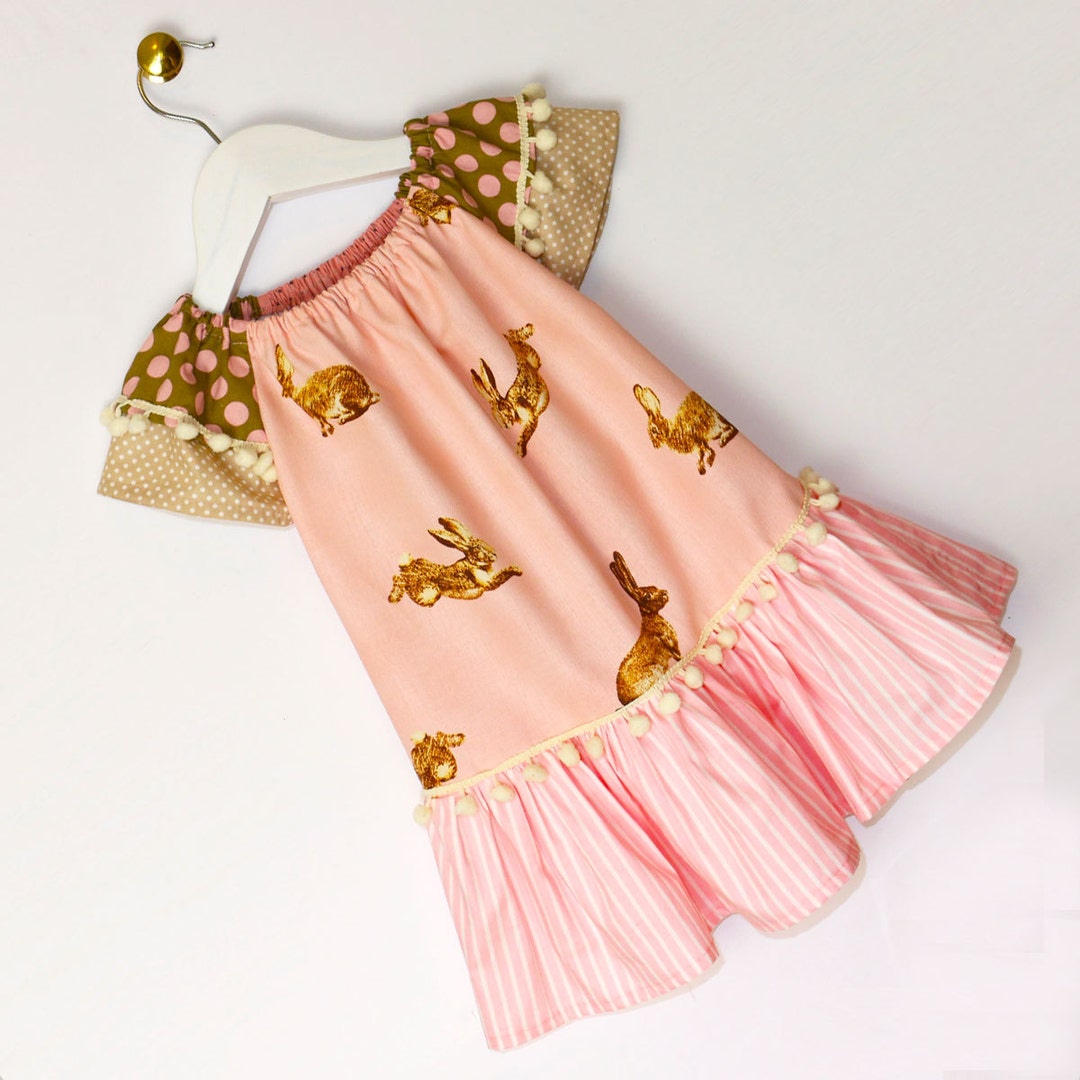 EASY Peasant Dress Pattern, Girls Dress Pattern PDF, Childrens Sewing ...