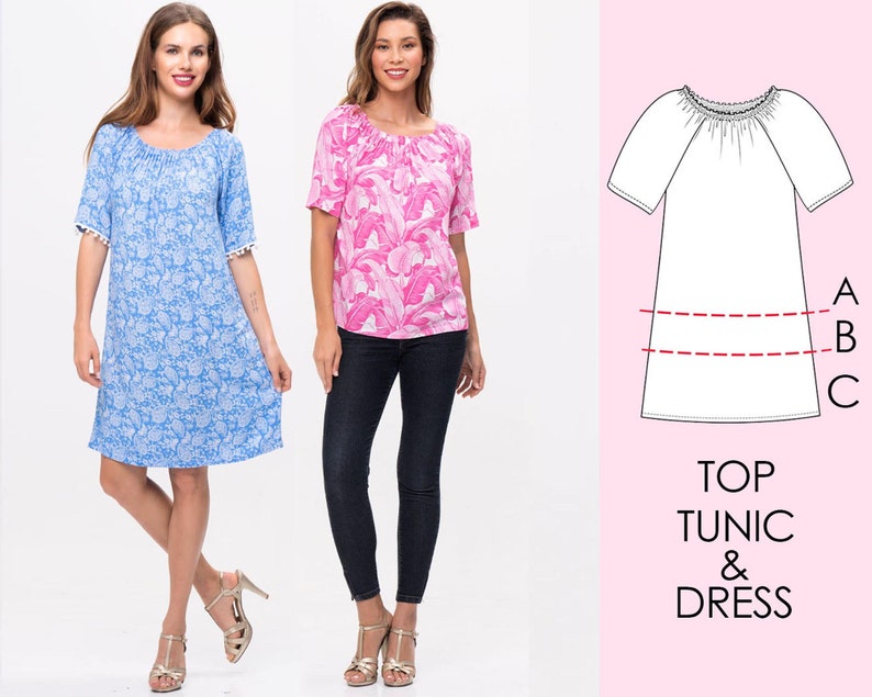 Womens Dress Pattern Ladies Dress Pattern Sewing Pattern | Etsy