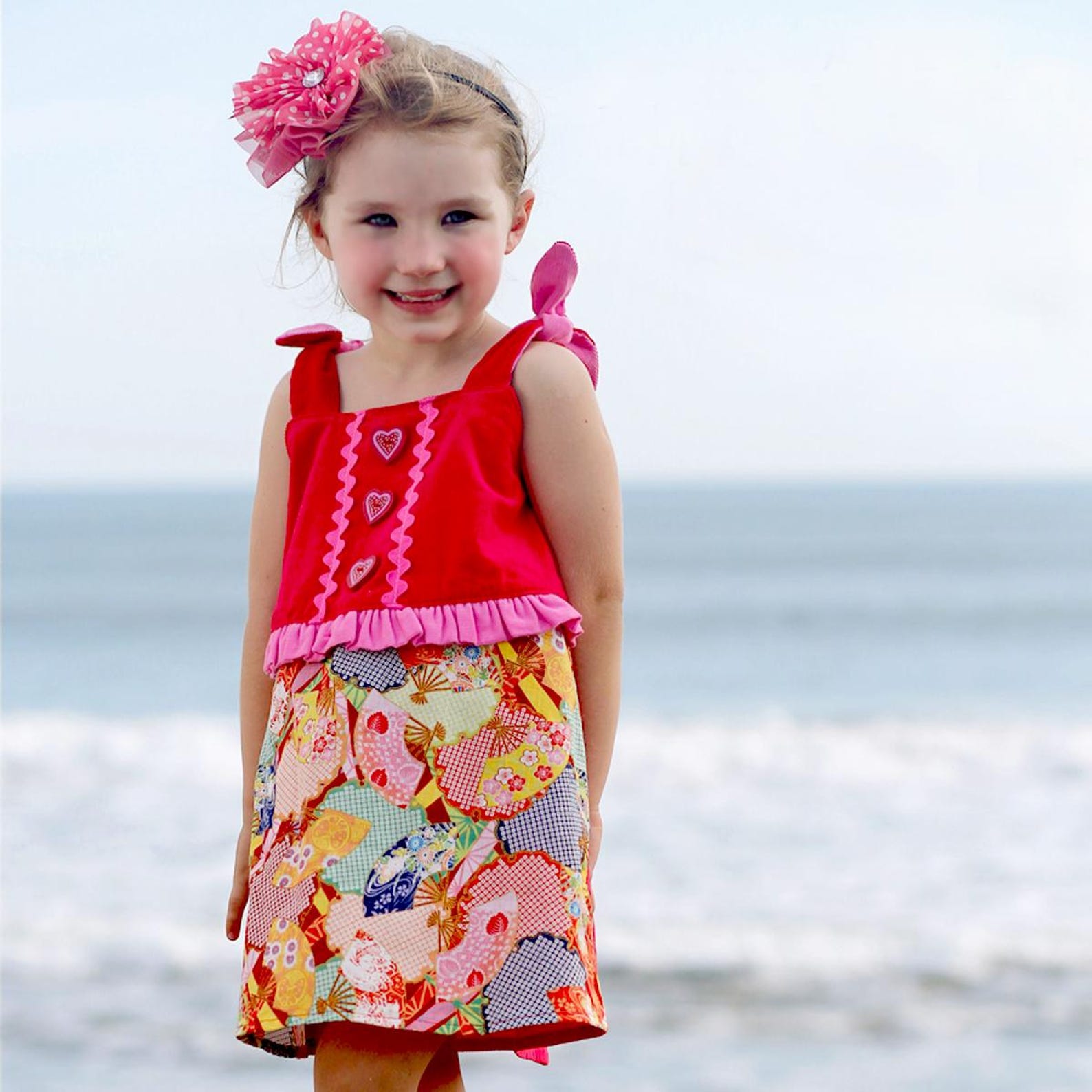 Girls Dress Pattern PDF, Sewing Pattern for Girls, Sewing Pattern for ...