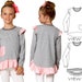 Girls Sweatshirt Pattern, Girls Top Pattern Pdf, Stretch Pattern, Girls ...