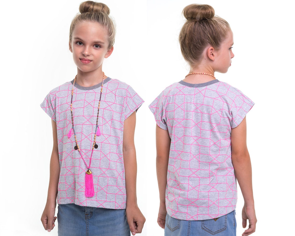 Tshirt Pattern Pdf Kids Top Pattern Tshirt Sewing Pattern | Etsy