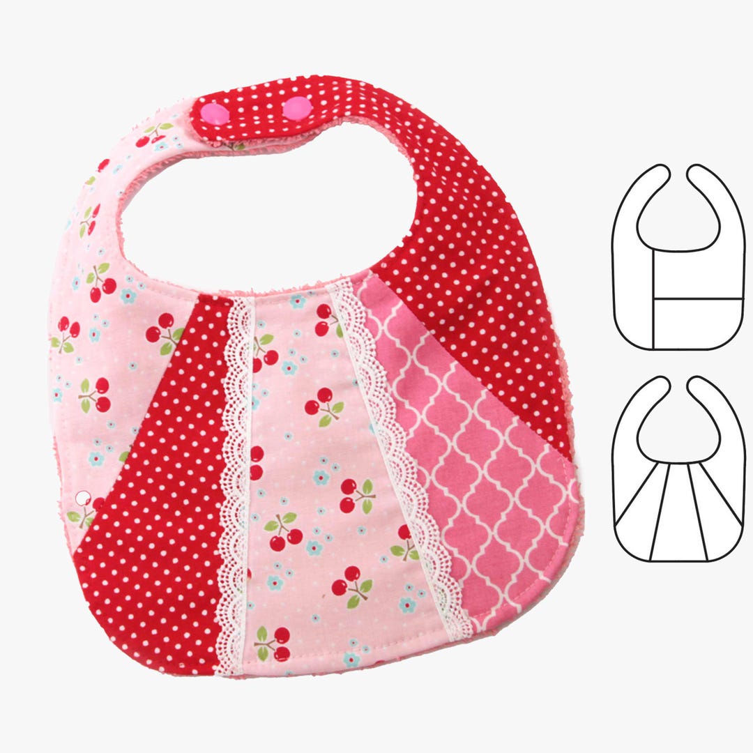 Bib Pattern, Baby Bibs Pattern, Baby Sewing Pattern, Baby Bib Patterns ...