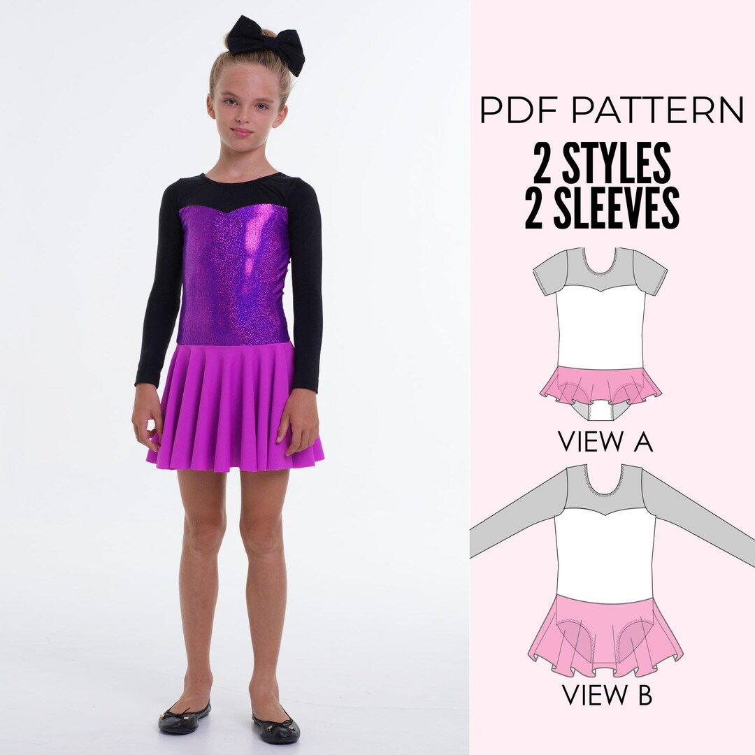 Gymnastics Leotard Pattern, Dance Sewing Pattern, Swimwear Pattern ...