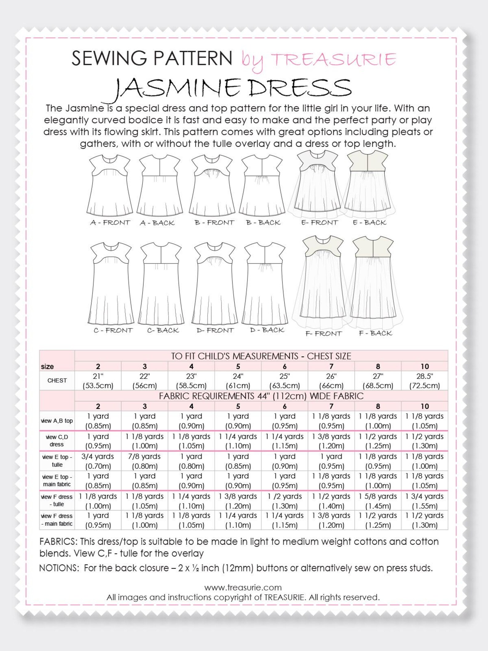 Girls Dress Pattern PDF, Flower Girl Dress Pattern, Childrens Sewing ...
