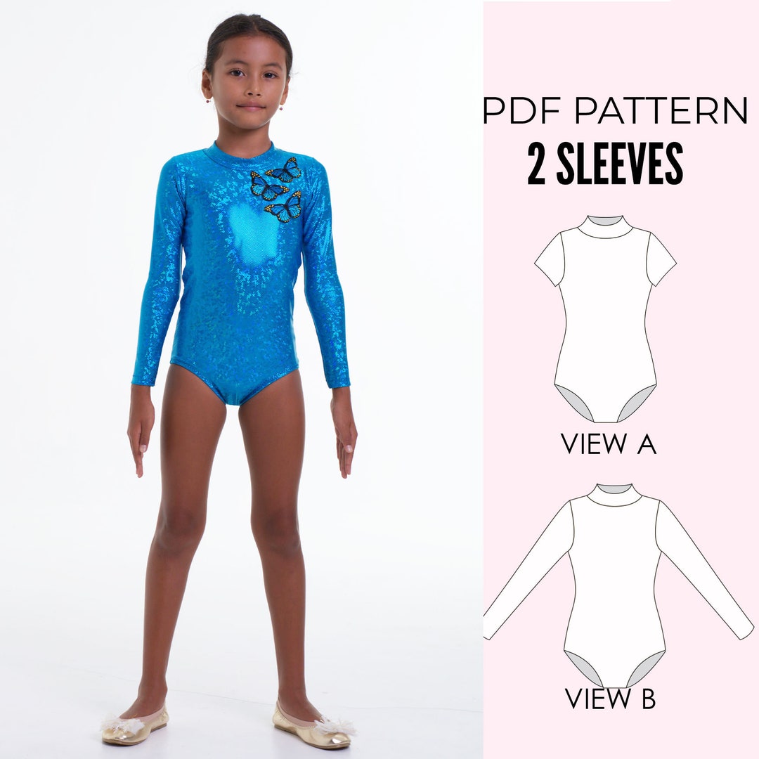 Girls Leotard Pattern PDF Ballet Leotard Pattern Gymnastics - Etsy